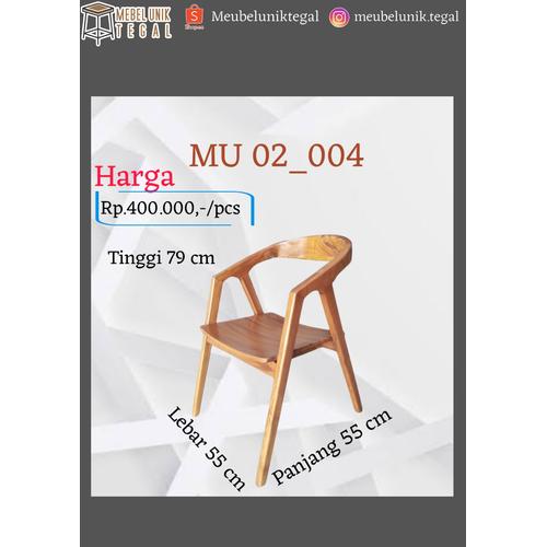 Jual Kursi Kayu Senderan | Kursi Cafe | Kursi Makan | Kursi Restoran ...