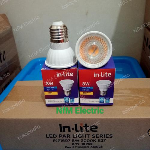 Jual INLITE INP1607 Lampu Sorot Halogen COB 8W E27/ Lampu Spotlight 8W ...