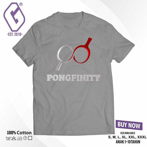 Jual kaos distro pongfinity / baju tenis meja pongfinity - Lainnya, S ...