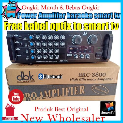 Jual Power Amplifier karaoke Dbk Hkc3800 Original Resmi Free kabel ...