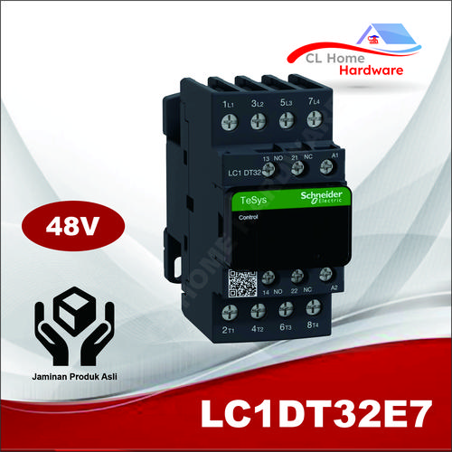 Jual KONTAKTOR SCHNEIDER 4 PHASE 32 AMPERE 48V LC1DT32E7 4P 32A ...