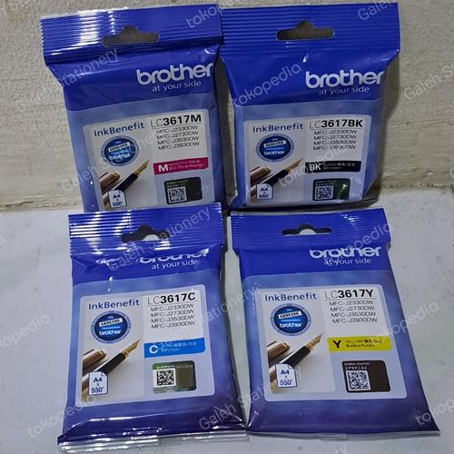 Promo BROTHER LC3617BK BLACK COLOR MFC J3530 CARTRIDGE - Jakarta ...