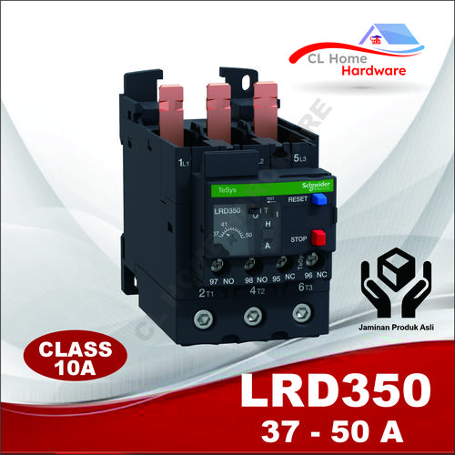 Jual LRD350 thermal overload relay 37A-50A SCHNEIDER ORIGINAL SNI ...