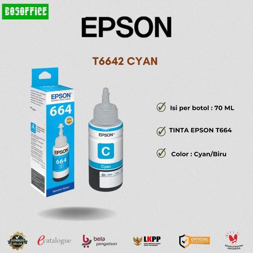 Jual Tinta Epson For Inktank - Type 6442 Cyan - Original - Jakarta ...