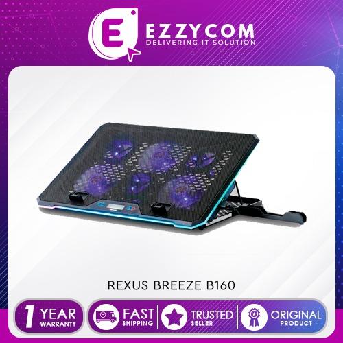 Jual Rexus Cooling Pad Breeze B160 Fan With RGB - Laptop 14 -17" Inch ...