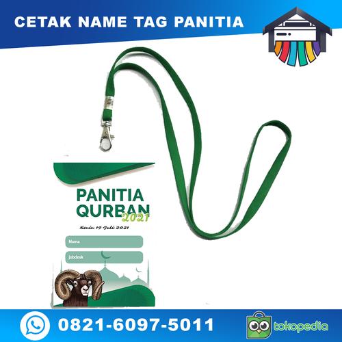 Jual Cetak Name tag Panitia Plastik dan Tali / Cetak Paket Name Tag ...