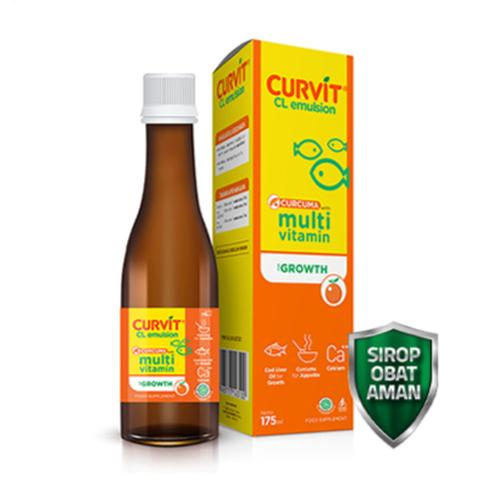 Jual Curvit CL Emulsion Multivitamin dan Suplemen Nafsu Makan Rasa ...
