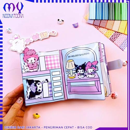 Promo Quiet Book Diy Mainan Karakter Kartun Mainan Edukasi Busy Book ...