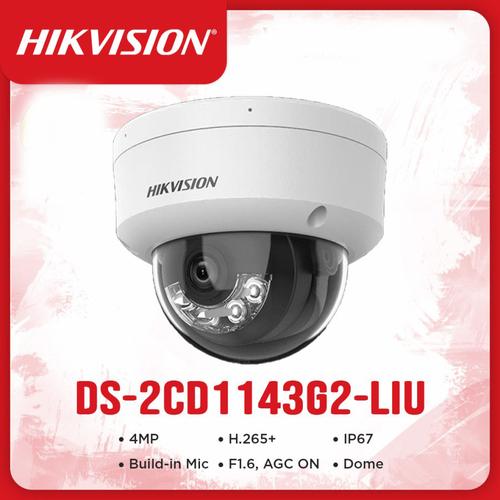Jual HIKVISION DS-2CD1143G2-LIU 4MP Smart Dual Light + Build In Microphone IP CAM INDOOR 4MP ...