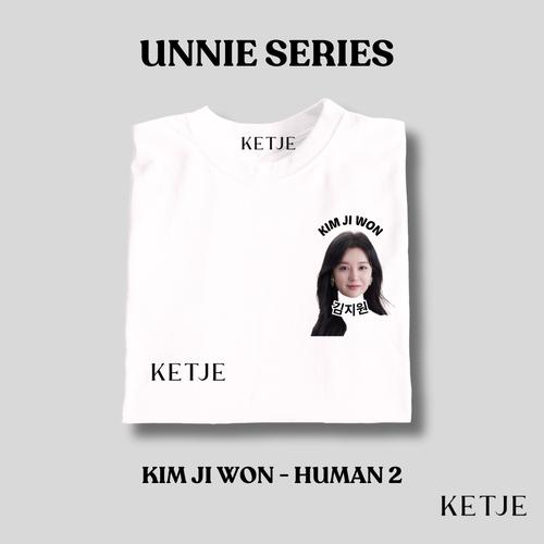 Jual Kaos Baju Unnie Kim Ji Won - Oppa Series / Kdrama Korea Queen Of Tears - KJW - Human 4, XL ...