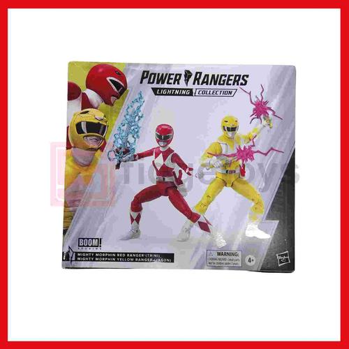 Jual Power Rangers Mighty Morphin Yellow & Red Ranger “Swap” Boom ...