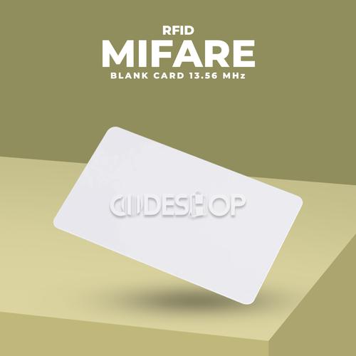 Jual Kartu RFID Mifare 13.56 MHz PVC Printer ID Card Blank Putih Polos ...