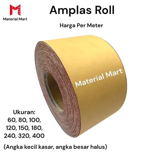 Jual Amplas Roll Kasar 1 Meter | Amplas Rol Halus Per Meter - 120 (1 ...