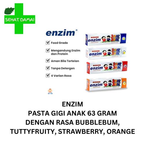 Jual ENZIM Pasta Gigi Anak 63 gram - BUBBLEGUM - Jakarta Utara - Sehat ...