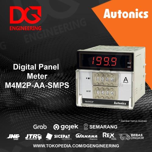 Jual Autonics Digital Panel Meter M4M2P-AA-SMPS DC24-70V - Kota ...