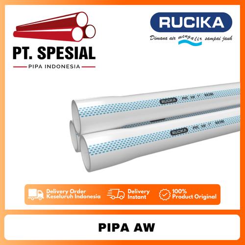 Jual Pipa PVC AW Standard Rucika 1/2 inch - 12 inch / Pipa PVC Rucika ...