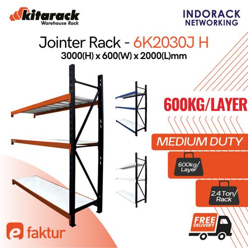 Jual Rak Gudang Besi 600kg per Layer Rack Gudang 3 Meter Jointer Rak ...