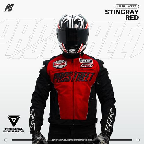 Jual Jaket Mesh Prostreet Stingray Red - NON PROTECTOR, M - Kota ...