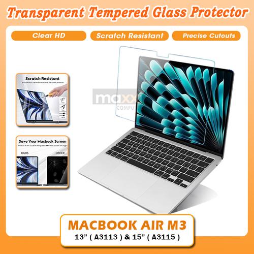Jual Macbook Air 13 13,6 15 15,3 Inci M3 Chip 2024 A3113 A3114 Tempered ...