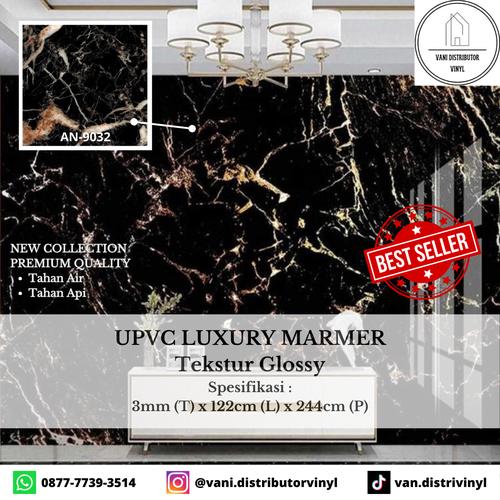 Jual Wall Panel Dekoratif Marmer Panel Marmer PVC 1.22m x 2.44m Tebal ...