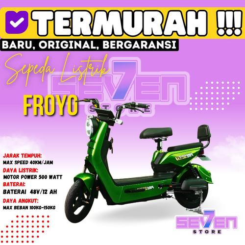 Jual SEPEDA LISTRIK PRO STREET PROYO GARANSI RESMI - RED - Kota ...