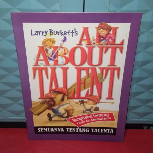 Jual Buku All About Talent, Larry Burkett's, Tentang Talenta ...