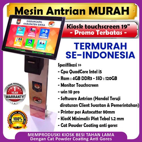 Jual Mesin Antrian OLOGIS Kiosk Anjungan Touchscreen Tipe Minimalis ...
