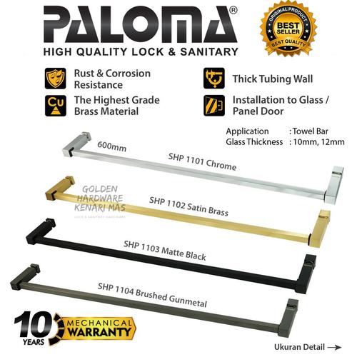 Jual PALOMA SHP 11 Pull Handle Tarikan Gagang Pintu Kaca Kamar Mandi ...