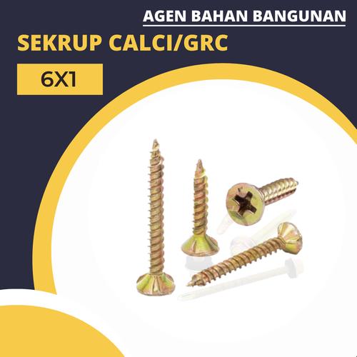 Jual Sekrup Calci / GRC Kalsiboard Warna Kuning 6×1 - STEEL - Jakarta ...