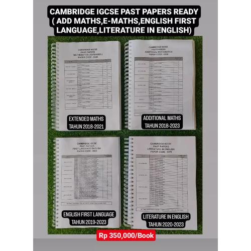 Jual Cambridge IGCSE Past Paper Series - First language - Jakarta Utara ...
