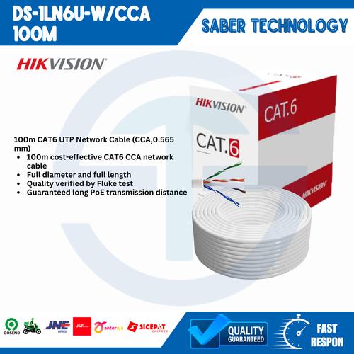 Jual HIKVISION CABLE UTP CAT 6 DS 1LN6U- W/ CCA PANJANG 100 METER - Jakarta Pusat - Saber ...