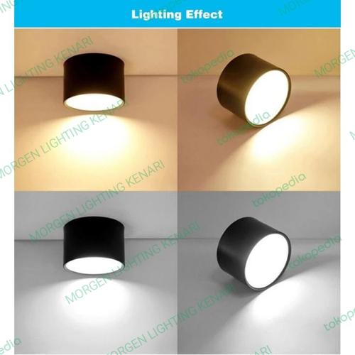 Jual lampu led downlight plafon 12w outbow tempel plafon - natural ...