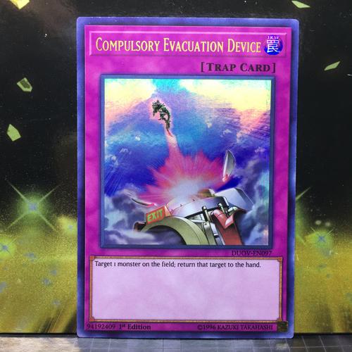 Jual Yugioh Compulsory Evacuation Device - DUOV ultra rare - Jakarta ...