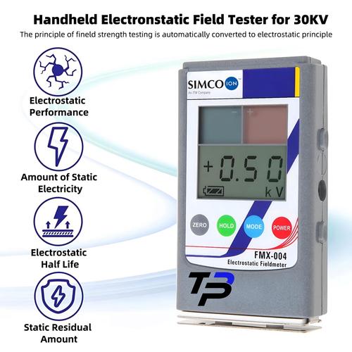 Jual FMX-004 simco fmx004 Electrostatic Field Meter name plat Made in ...
