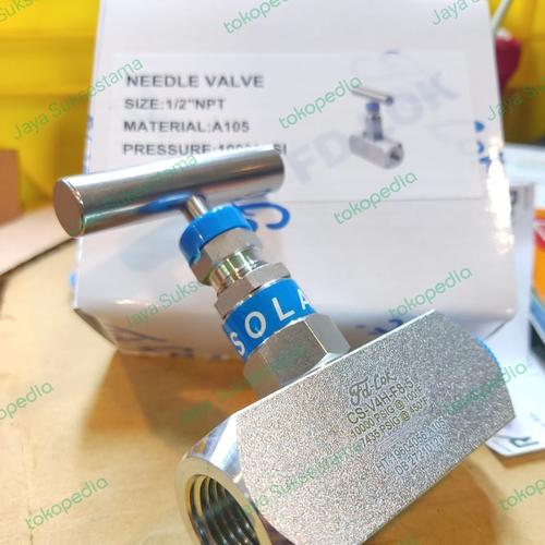 Jual Needle Valve Besi A105 10000 PSI 1/2" Needle Valve Carbon Steel FD ...