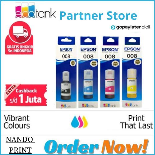 Jual Tinta epson 008 original 1 set/paket (bk,m,c,y) - Jakarta Selatan ...