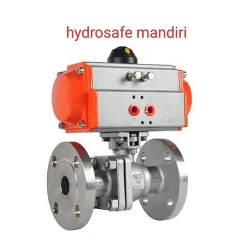 Jual Actuator ball valve WCB flange JIS 10K single acting size 3" inch - Jakarta Barat ...