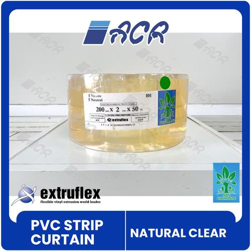 Jual Tirai PVC NATURAL CLEAR 200mmx2mm per Meter - Extruflex PVC Strip - Jakarta Barat - ACR ...