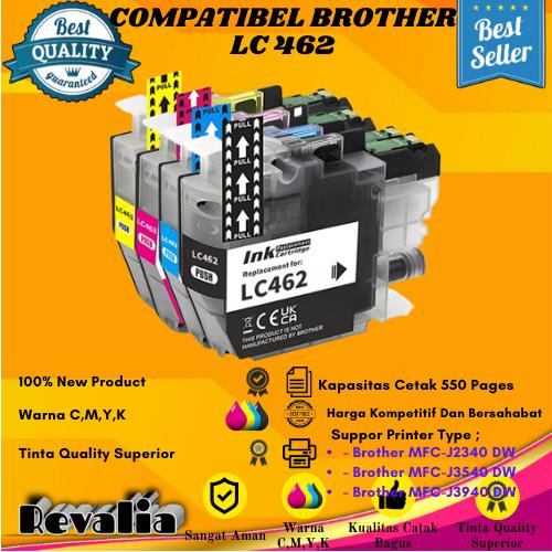 Jual Cartridge Tinta Compatible Brother LC462 LC 462 Printer MFC ...