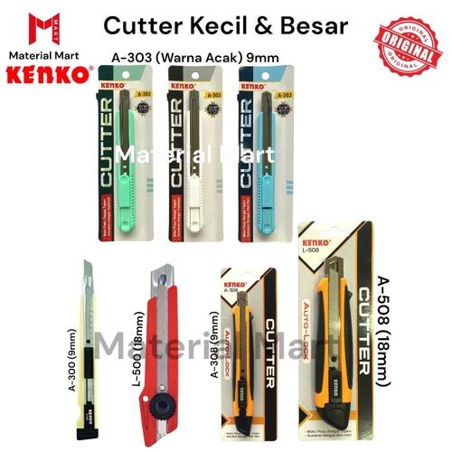 Jual Cutter Kenko Besar | Pemotong Kertas Kenko Kecil|Isi Cutter Kenko ...