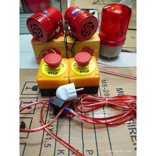 Jual Sirine Bahaya fire Alarm Double ms190 2 Tombol emergency siap ...