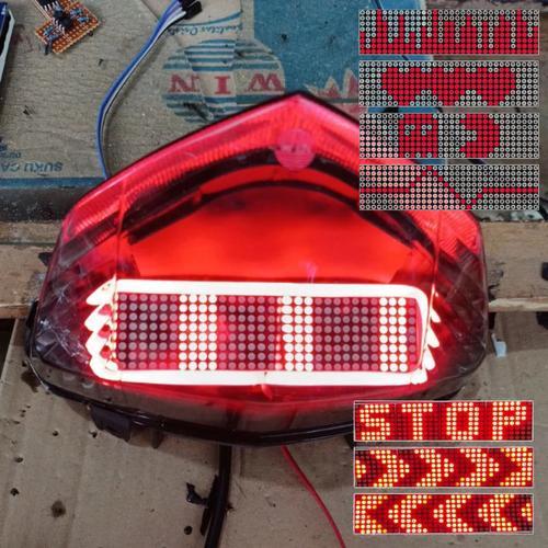 Jual STOPLAMP RUNNING TEXT MIO SPORTY/M3/SOUL/GT LAMPU REM BELAKANG ...