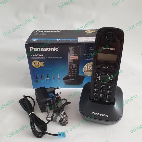 Jual Telepon Wireless Panasonic KX-TG1611 Merah Wirelees Phone KX ...