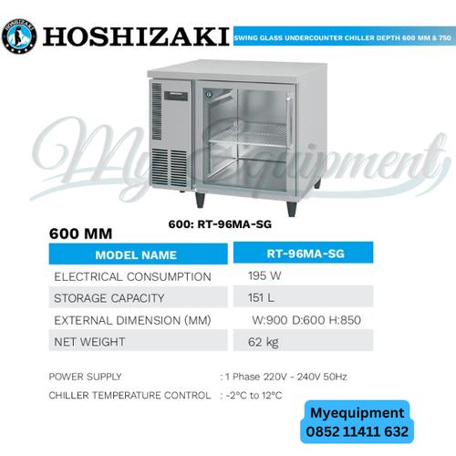 Jual SWING GLASS DOOR UNDERCOUNTER CHILLER HOSHIZAKI RT-96MA-SG - Kab. Tangerang - MyEquipment ...