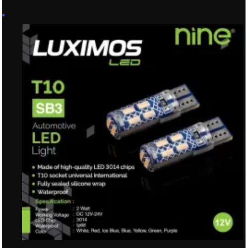 Jual Lampu LED T10 9nine Luminos senja sein plat mundur 15 Titik ( SET ...