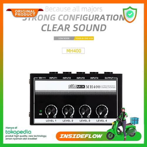 Jual Mixser Audio Mini Mikser Mixer Sound Card Karaoke 4 Channel ...