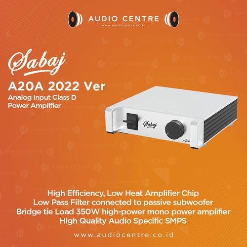 Promo Sabaj A20A A-20A 2022 Version 350w Analog Input Class D Power ...