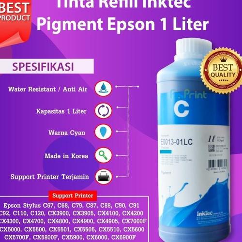 Jual ST TINTA PIGMENT INKTEC E0013 FOR EPSN 1 LITER BLACK COLOR ORIGINAL - Hitam - Kota Surabaya ...