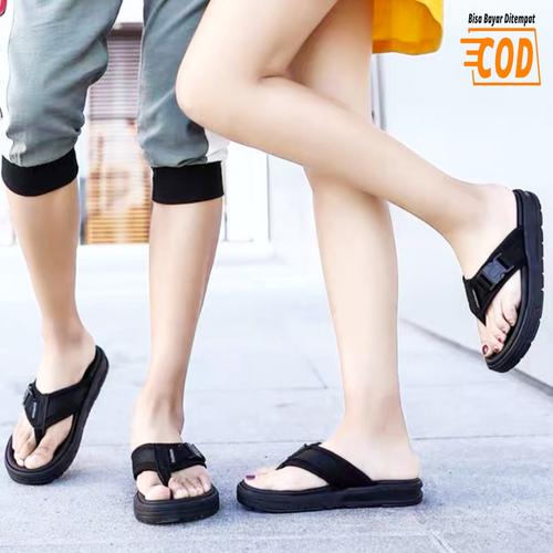 Jual SENDAL VIKING SANDAL JEPIT GUNUNG KARET HITAM PUTIH PRIA & WANITA ...