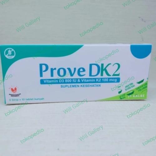 Jual PROVE DK2 Vitamin D3 800 IU & Vitamin K2 100 mcg BOX 30 Tablet ...